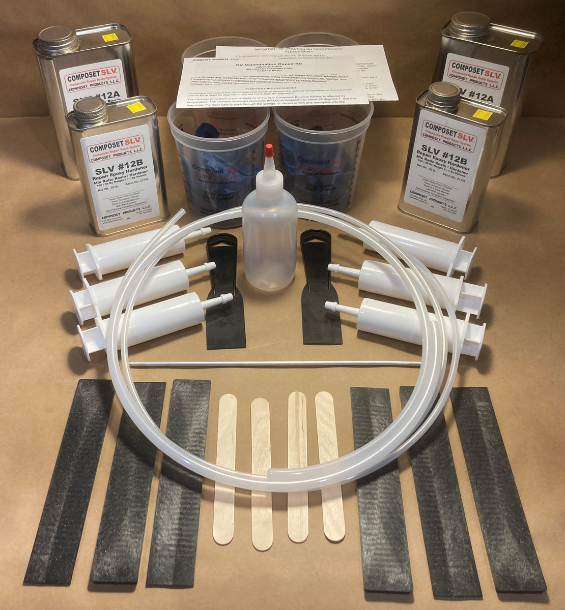 RV, Motorhome Wall & Siding Delamination #24 Repair Kit – RV Roof and Wall