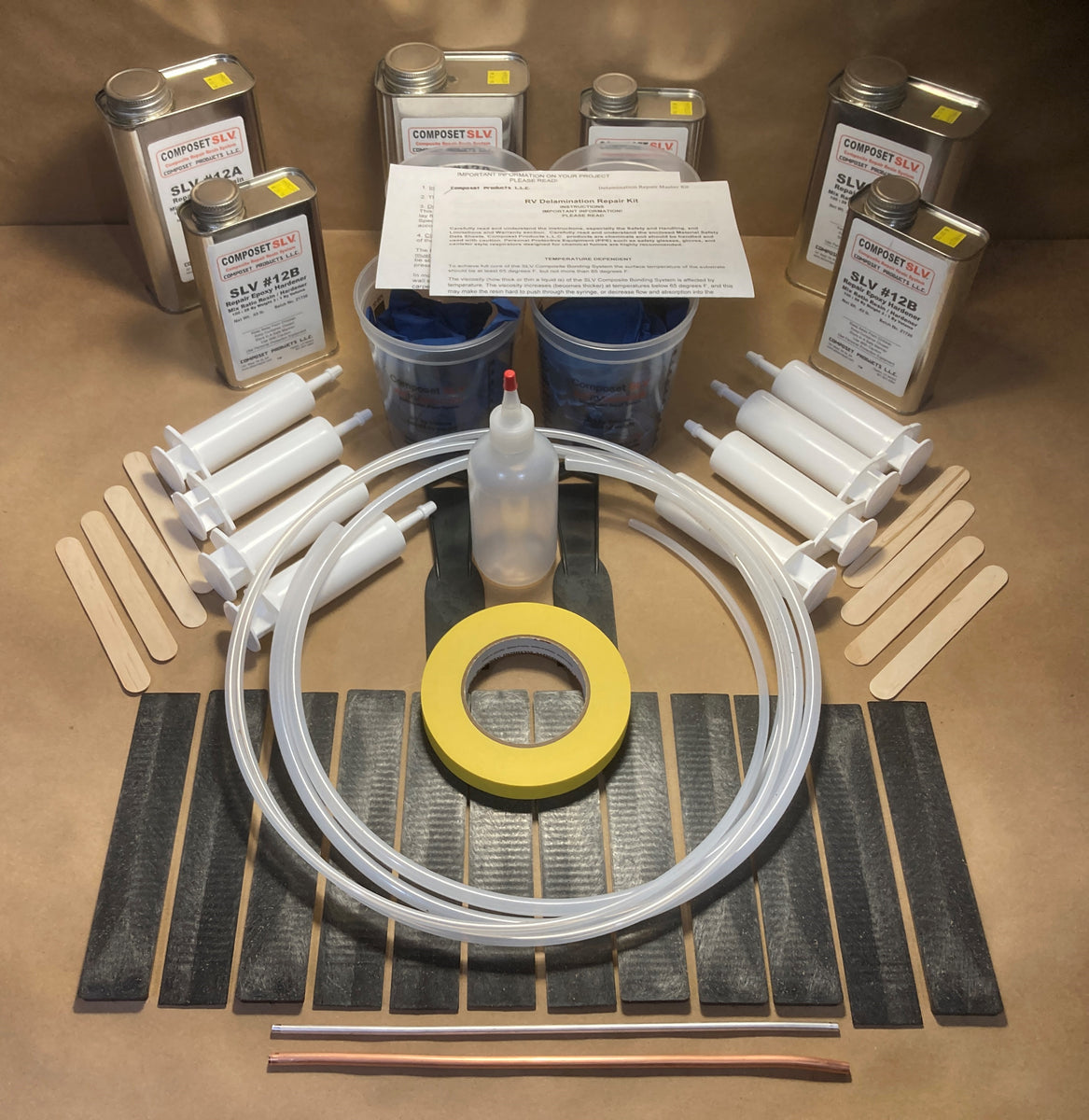 Master RV Wall Delamination Repair KIT with the Composet SLV® injectab ...